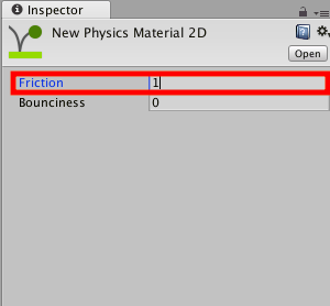 【unity入門】Physics Material 2Dの使い方-『摩擦と跳ね返り』を設定しよう！ | もぎブログ
