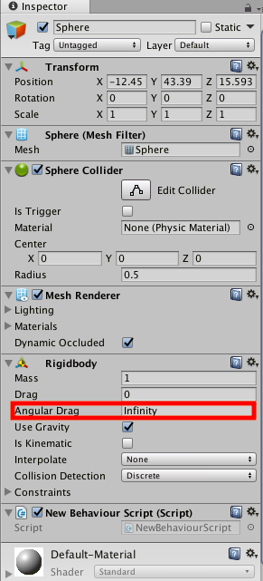 【unity入門】Rigidbodyのangular dragについてのまとめ | もぎブログ