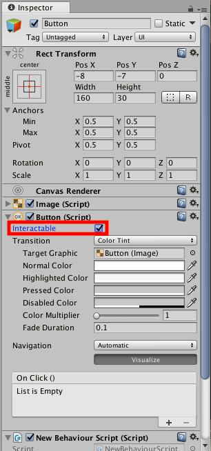 【unity入門】interactableを使った！一度だけ押せるButtonの作り方 | もぎブログ