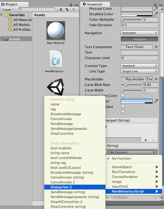 【Unity入門】InputFieldに入力された文字列をテキストに反映させよう！ | もぎブログ